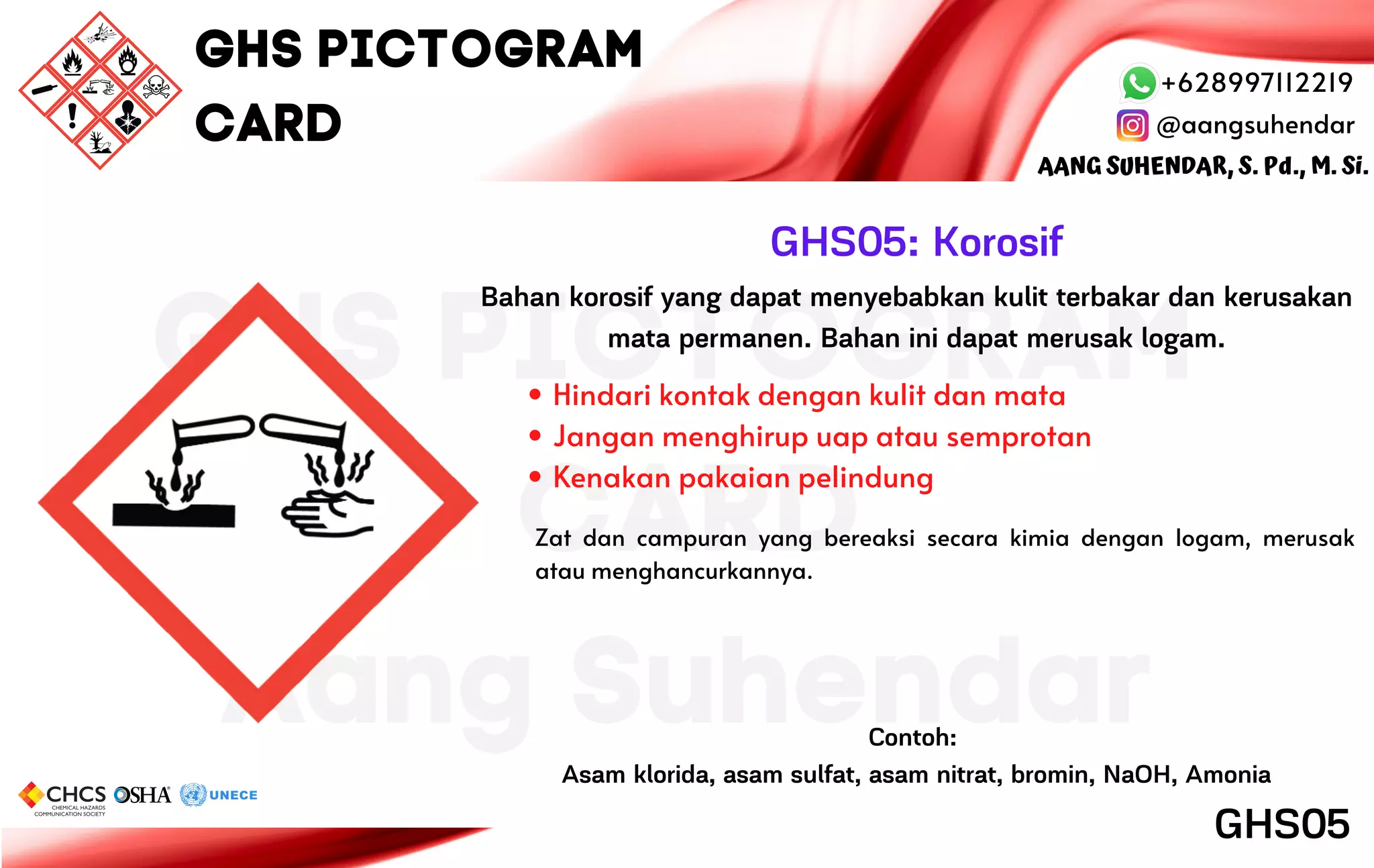 Kartu GHS Pictograms | PDF