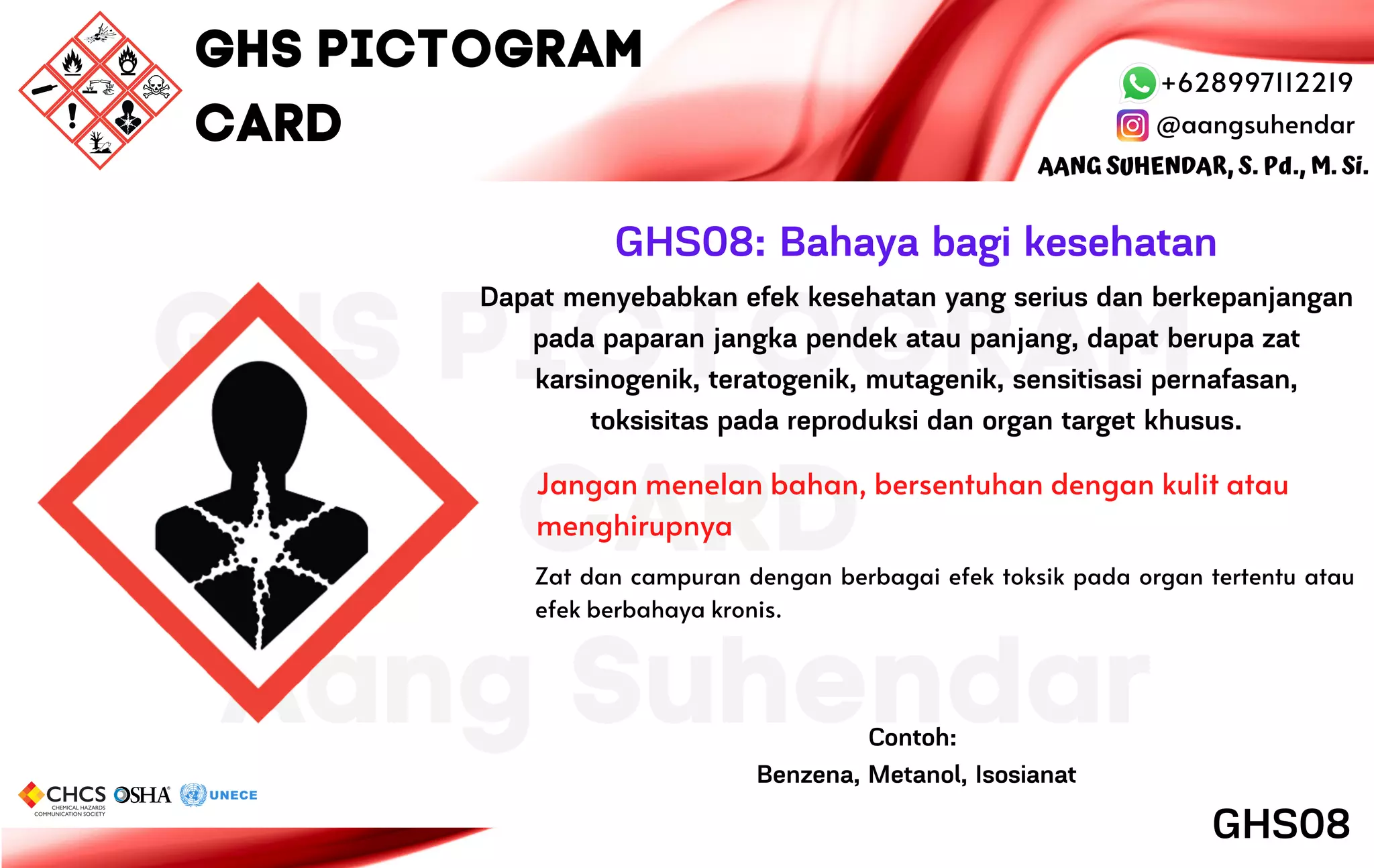 Kartu GHS Pictograms | PDF