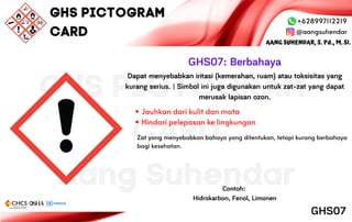 Kartu GHS Pictograms | PDF