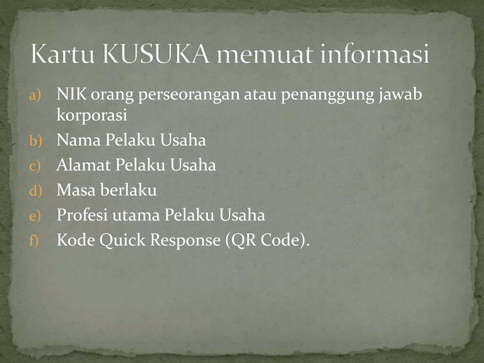 Kartu kusuka 2 | PPT