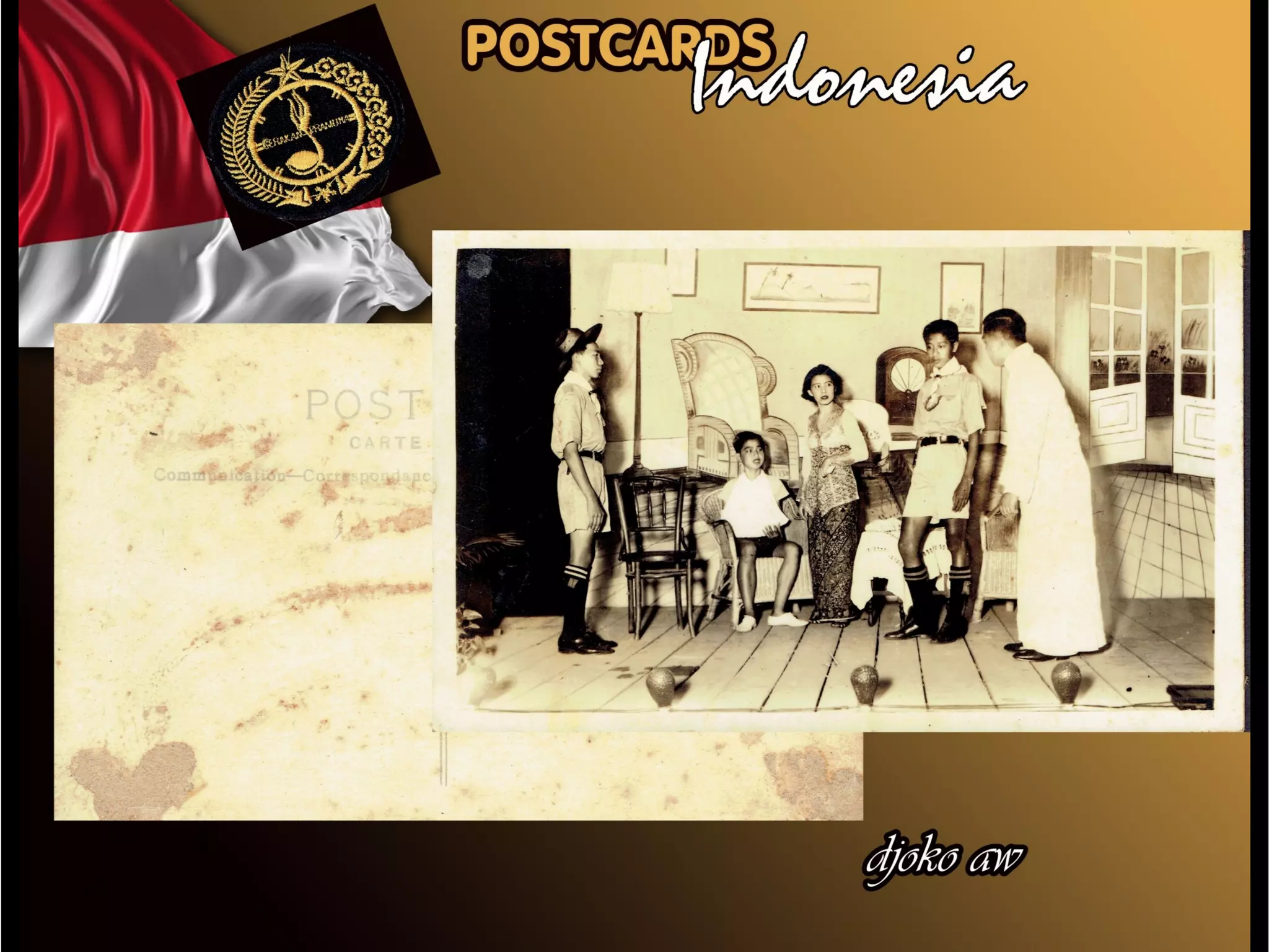 Kartu pos Pramuka Indonesia - Djoko AW | PPT