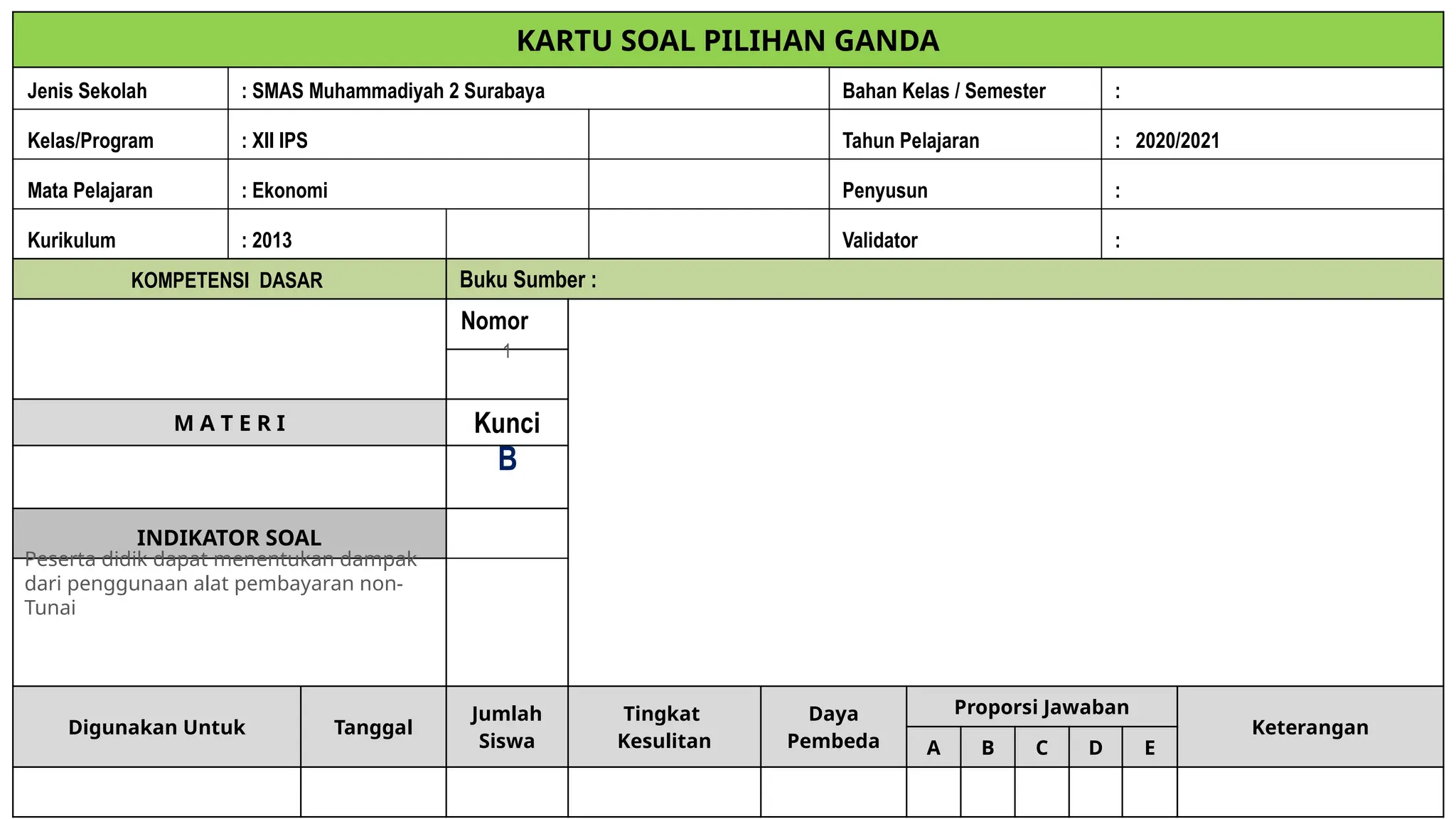kartu soal untuk sgggggfffemua mapel.pptx