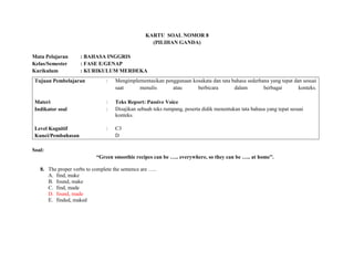 KARTU SOAL FASE E BAHASA INGGRIS 2023-2024 ZR - Genap.pdf