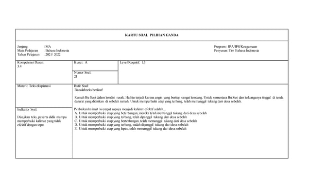 KARTU SOAL PILIHAN GANDA 2022.docx