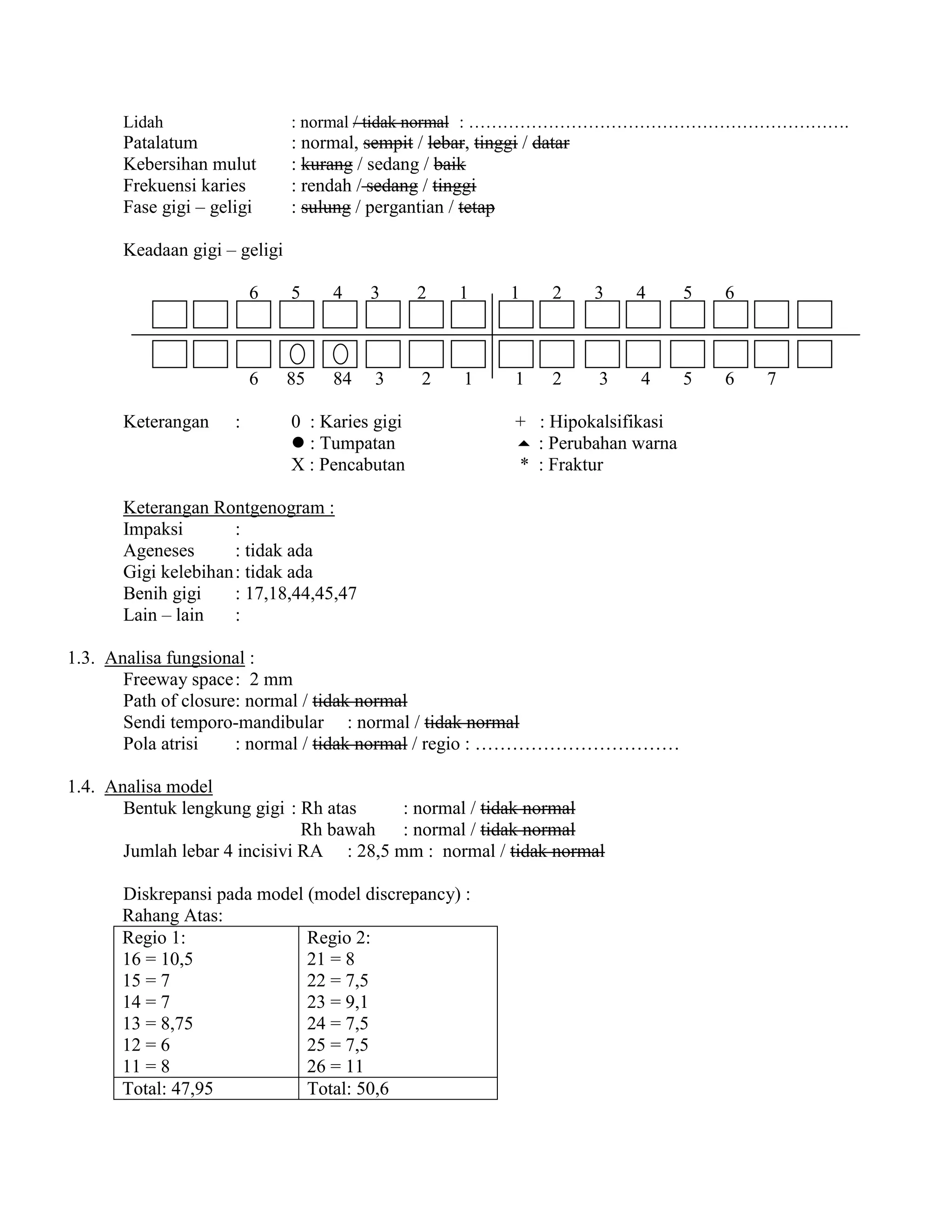 Kartu stts orto | PDF