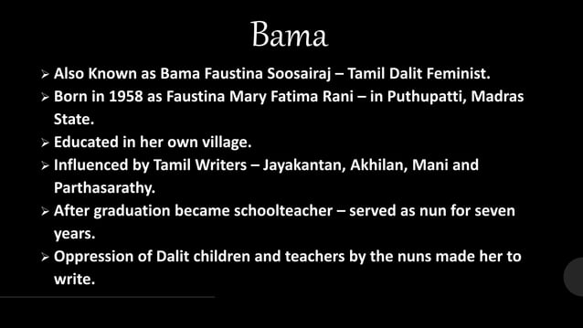 Karukku by bama | PPTX