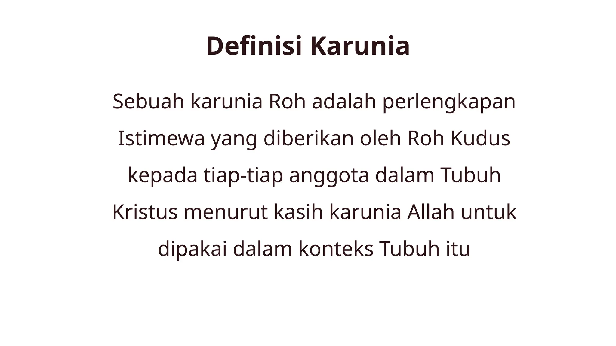 Karunia Rohani untuk pertumbuhan gereja.pptx
