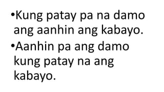 KARUNUNGANG-BAYAN Filipino 8 Maikling Kwento | PPTX