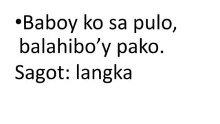 KARUNUNGANG-BAYAN Filipino 8 Maikling Kwento | PPTX