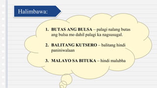 Ang Karunungang bayan Baitang 8 Filipino 9 | PPTX