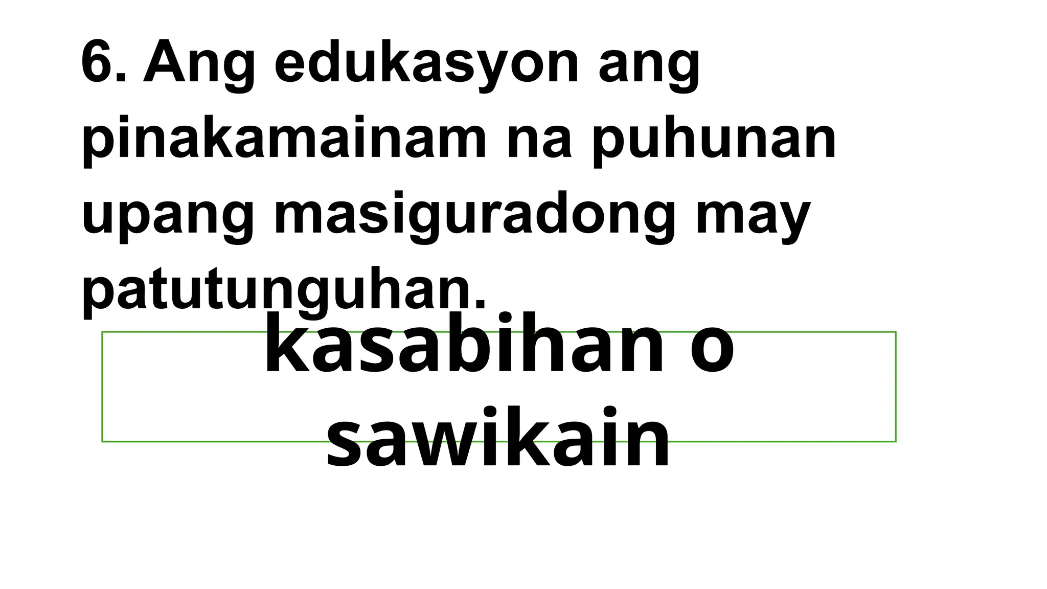 Karunungang Bayan (Bugtong, Tanaga, Sawikain, Salawikain, at Kasabihan ...