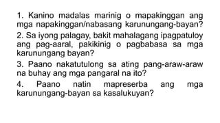 Karunungang Bayan (Bugtong, Tanaga, Sawikain, Salawikain, at Kasabihan ...