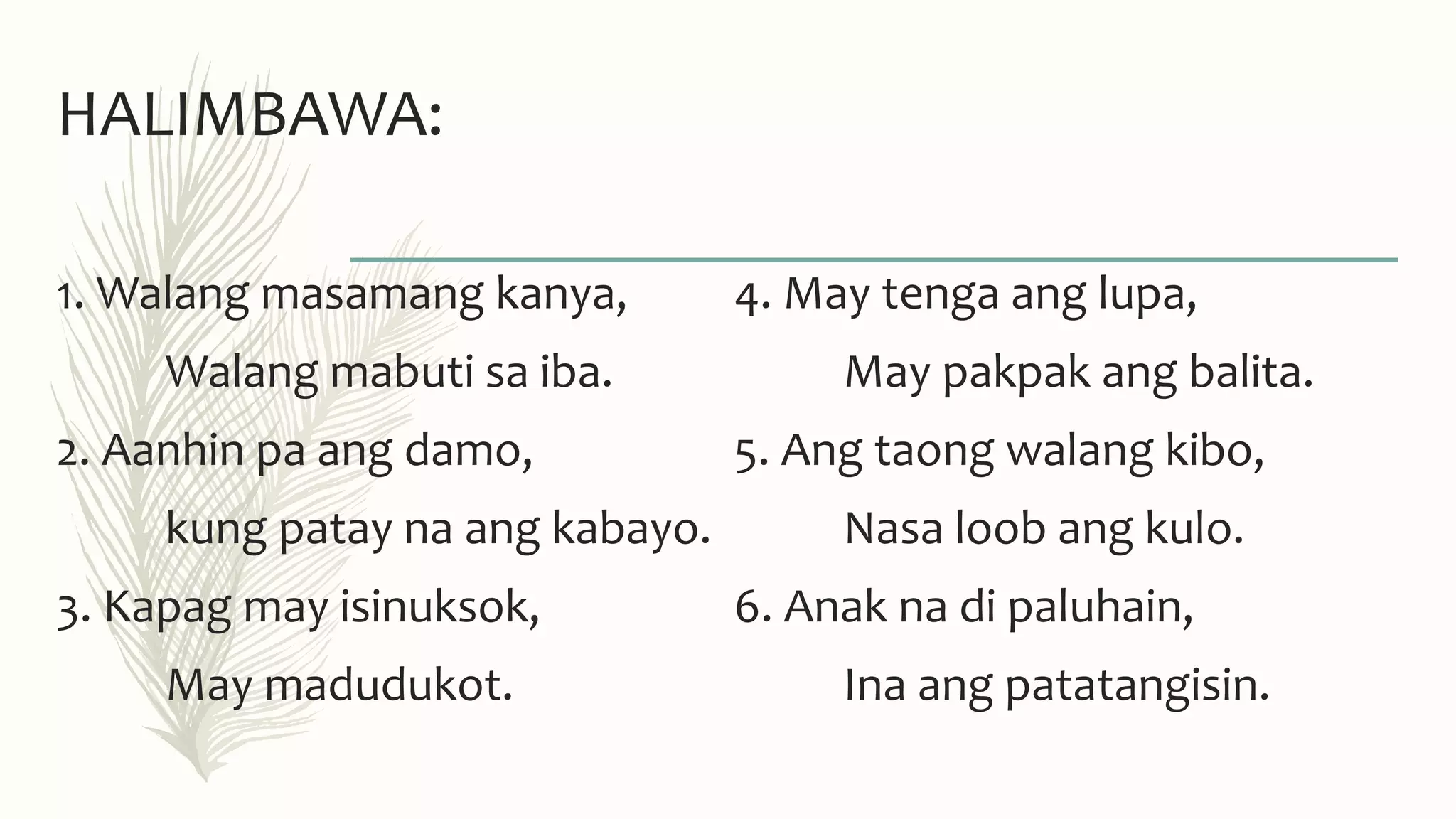 KARUNUNGANG BAYAN | PPTX