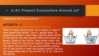 NCERT Class - 6 Science Ch - 15 Air Around Us | PDF