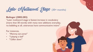 Language Acquisition: How Children Learn Verbs | PPT