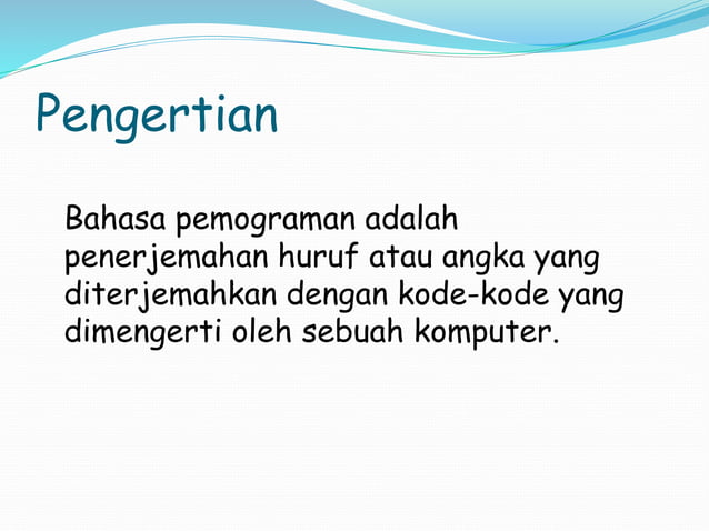 Presentasi Pemograman Dasar | PPT