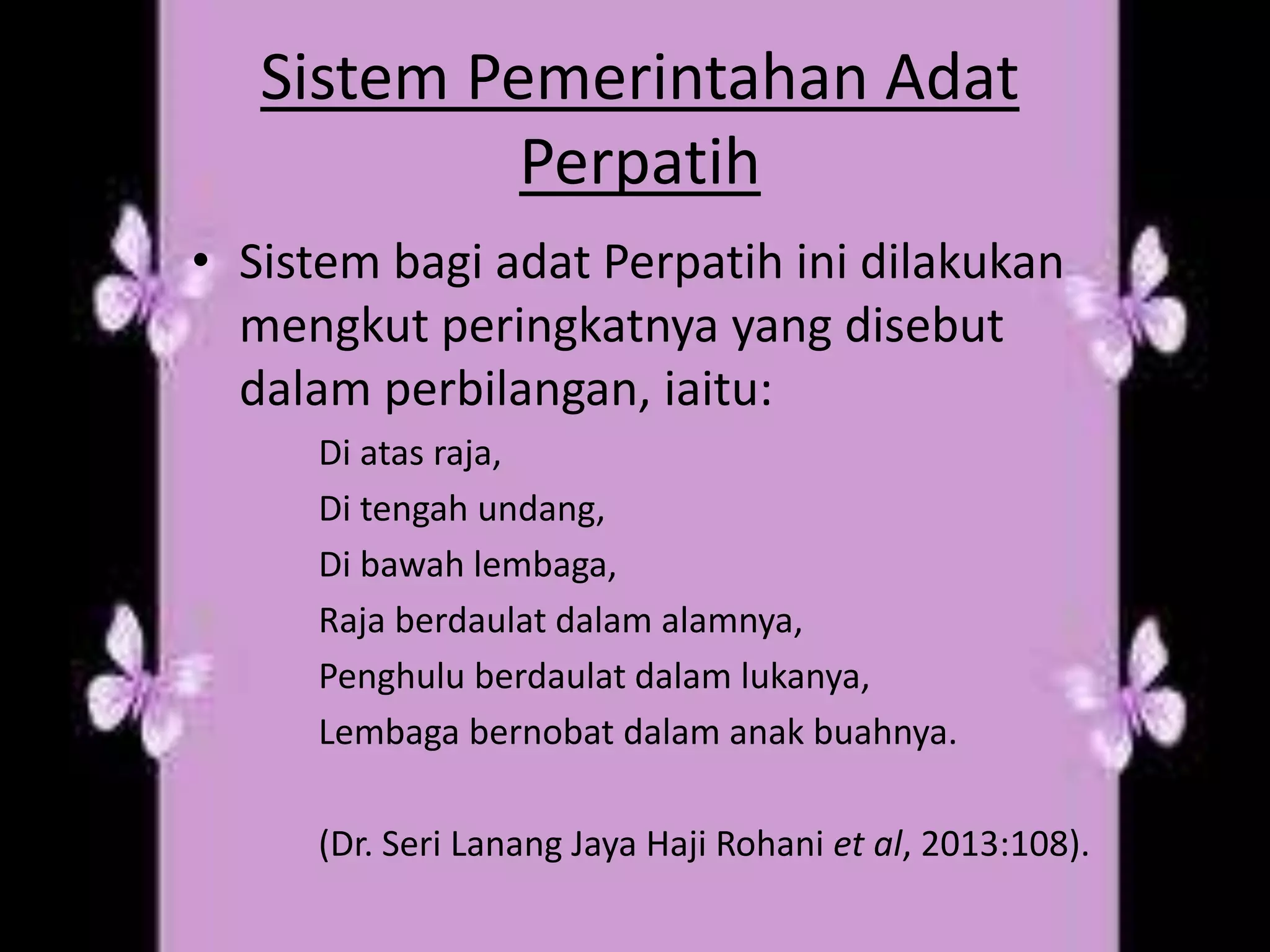 Strata Sosial Masyarakat Melayu Tradisional | PPTX