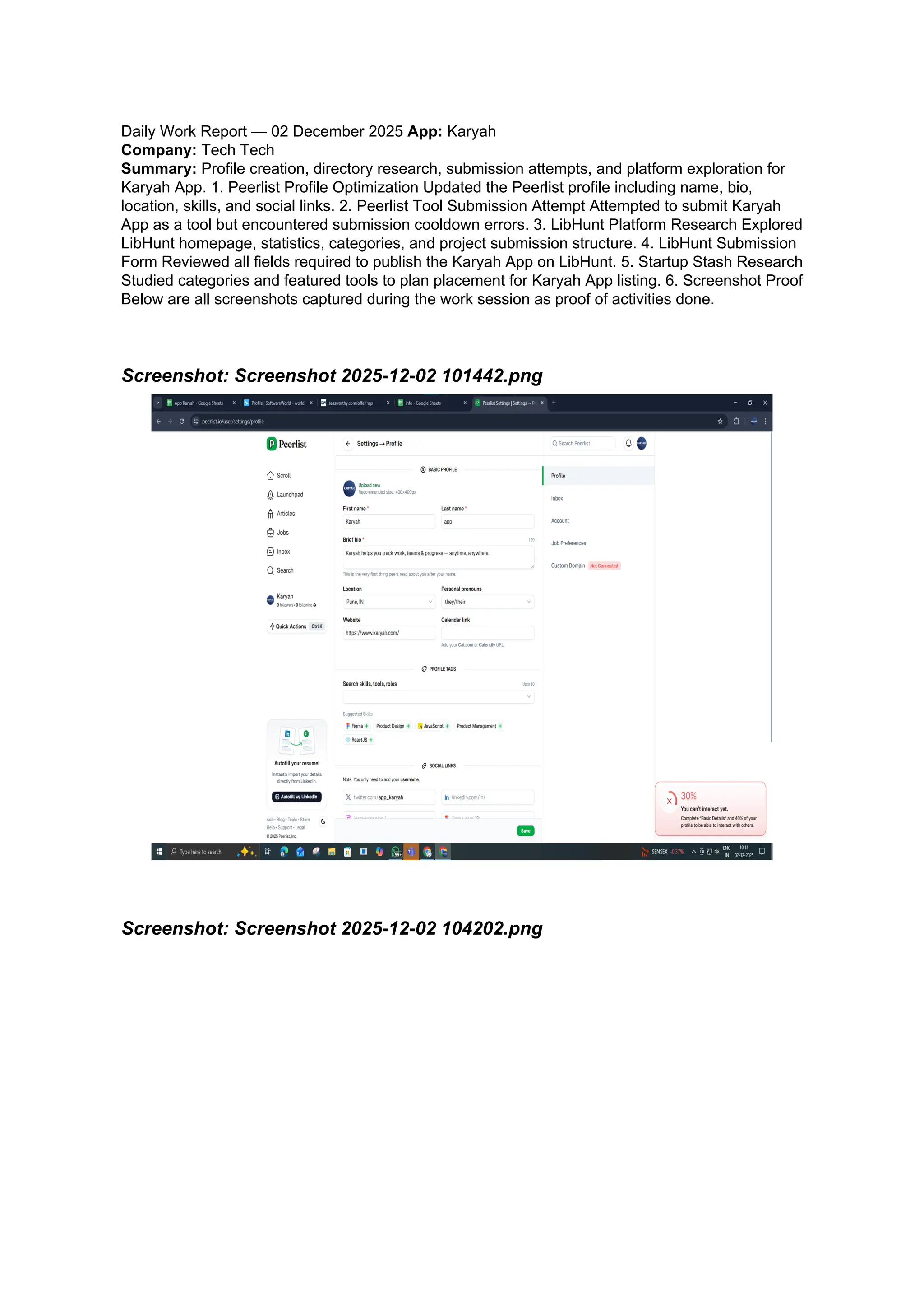 Karyah_Full_Report_with_Text_and_Screenshots.pdf