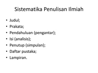 Karya ilmiah | PPTX
