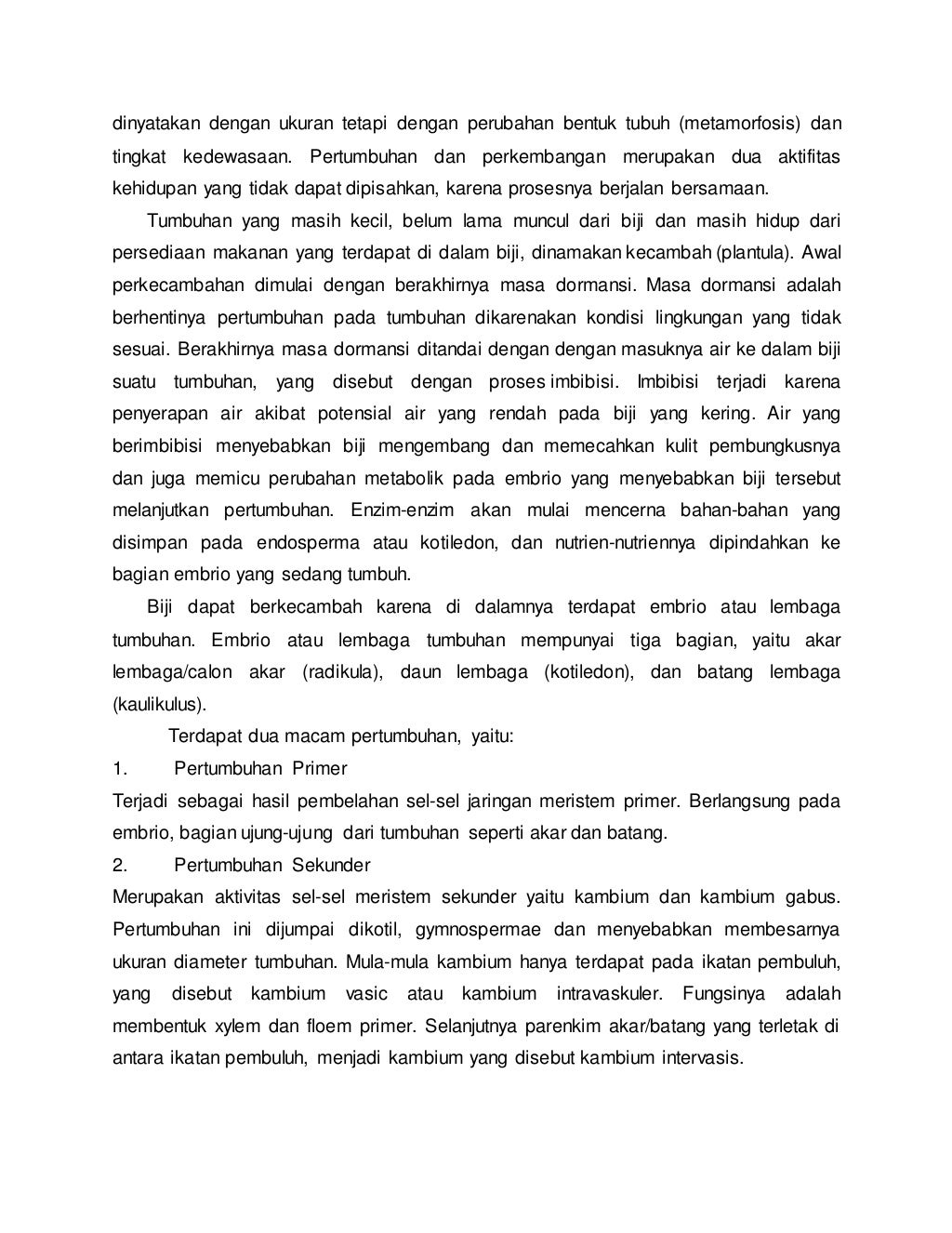 Karya Ilmiah Biologi Pertumbuhan Kacang Hijau Terbaru