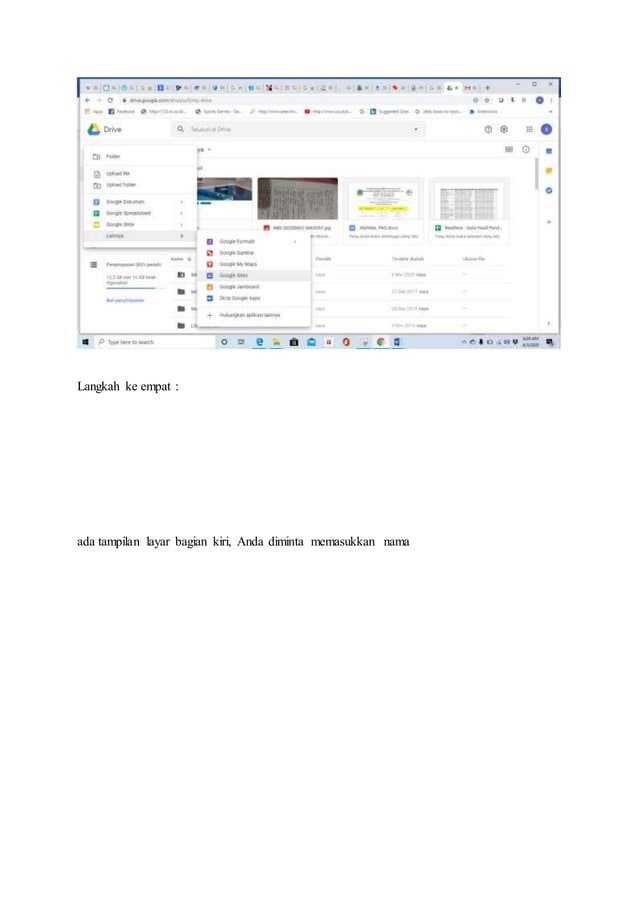 Karya ilmiah google site | DOCX