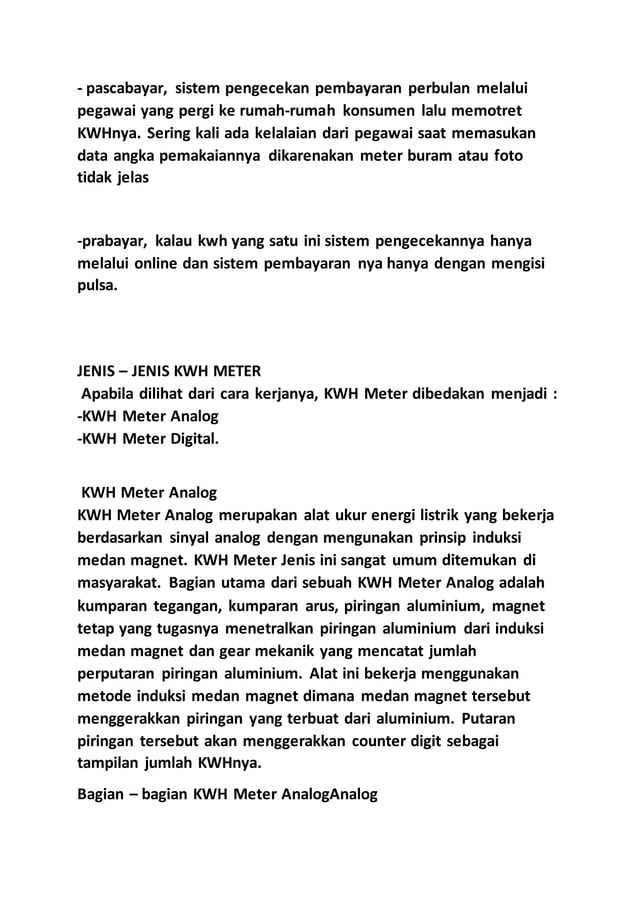Karya ilmiah kwh meter | DOCX