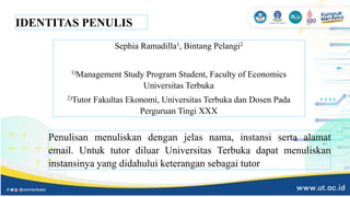 Karya Ilmiah Manajemen Universitas Terbuka | PPTX