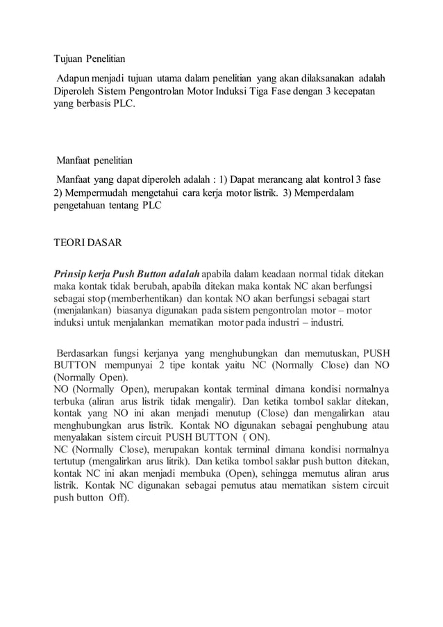 Karya ilmiah tentang push button | DOCX