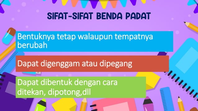 Karya Inovatif PPT tema 3 benda disekitarku sub tema 2 wujud benda | PDF