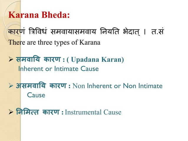 Karya karan bbhava siddhant | PDF | Hinduism | Religion & Spirituality