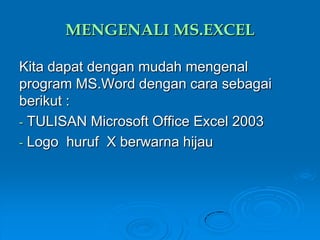 mengenal ms.excel 8 | PPS