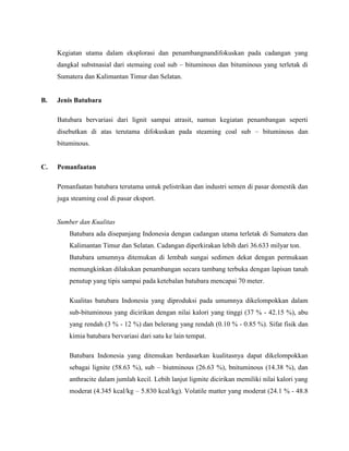 Karya mineral batubara | PDF