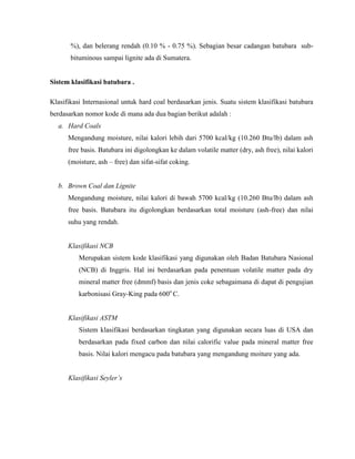 Karya mineral batubara | PDF