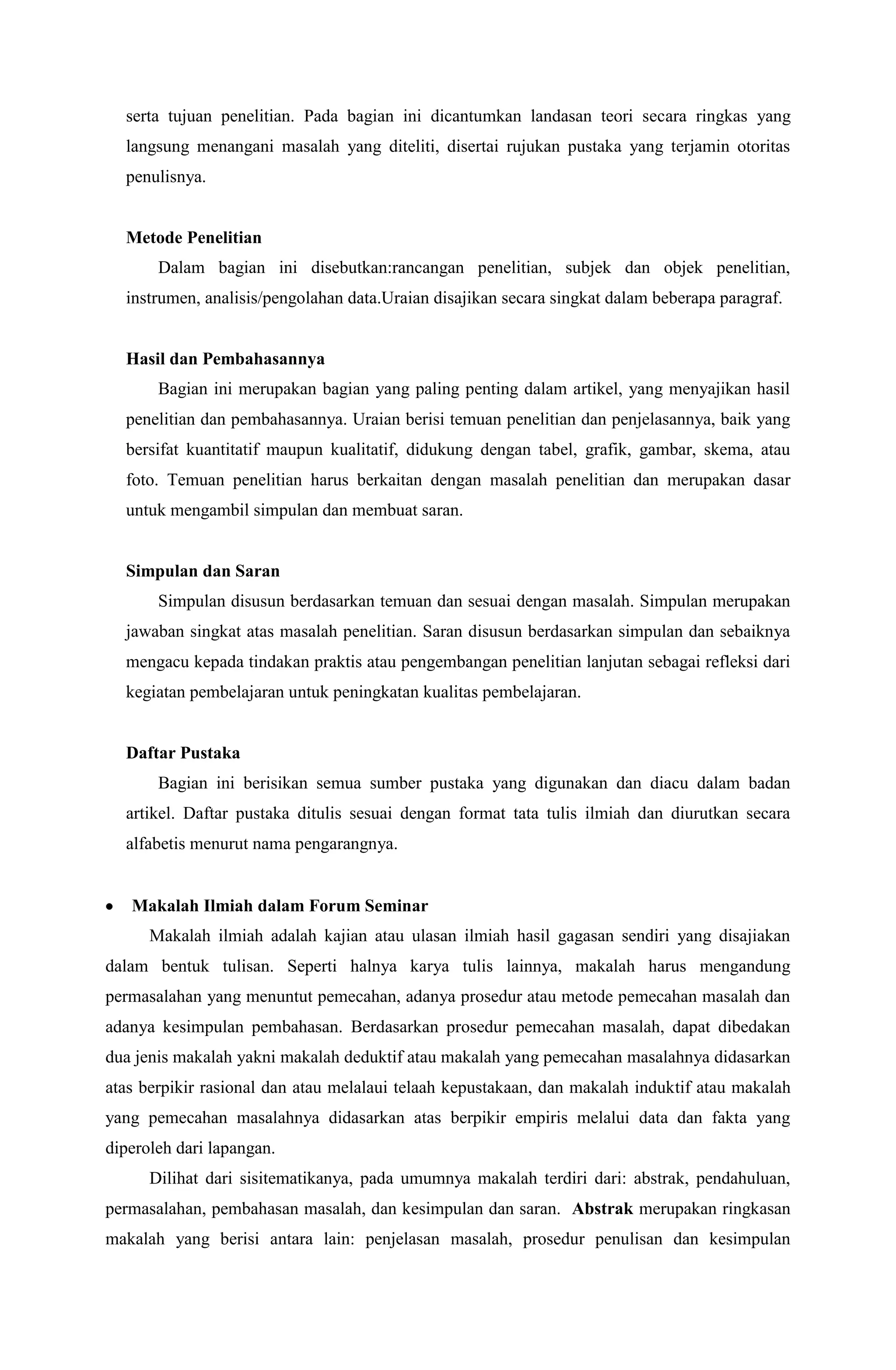 Karya tulis ilmiah metode pembelajaran | DOCX