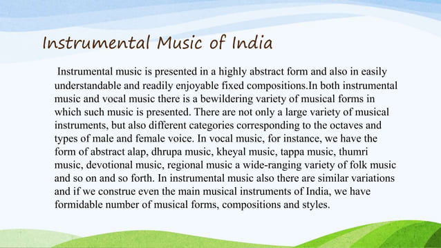 Music of India (Indian Music) | PPTX