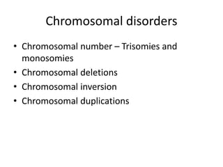 Karyotypes and dysmorphic features | PPT
