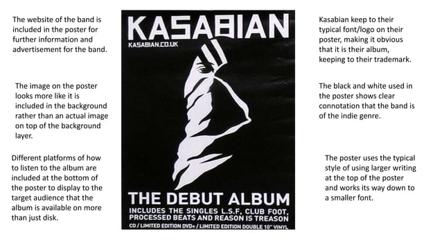 Kasabian Poster Analysis | PPT