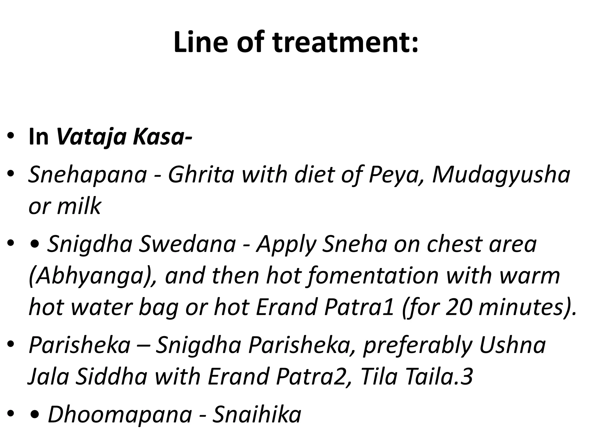 Role of Ayurvedic drugs in KASA (COUGH) | PPTX
