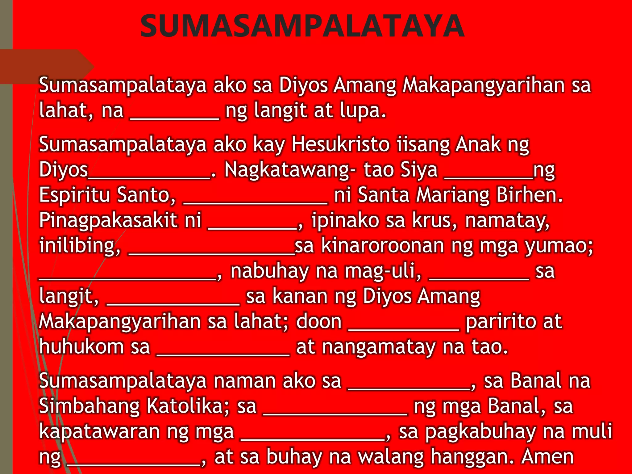 KATEKESIS SA SAKRAMENTO NG KASAL | PPTX