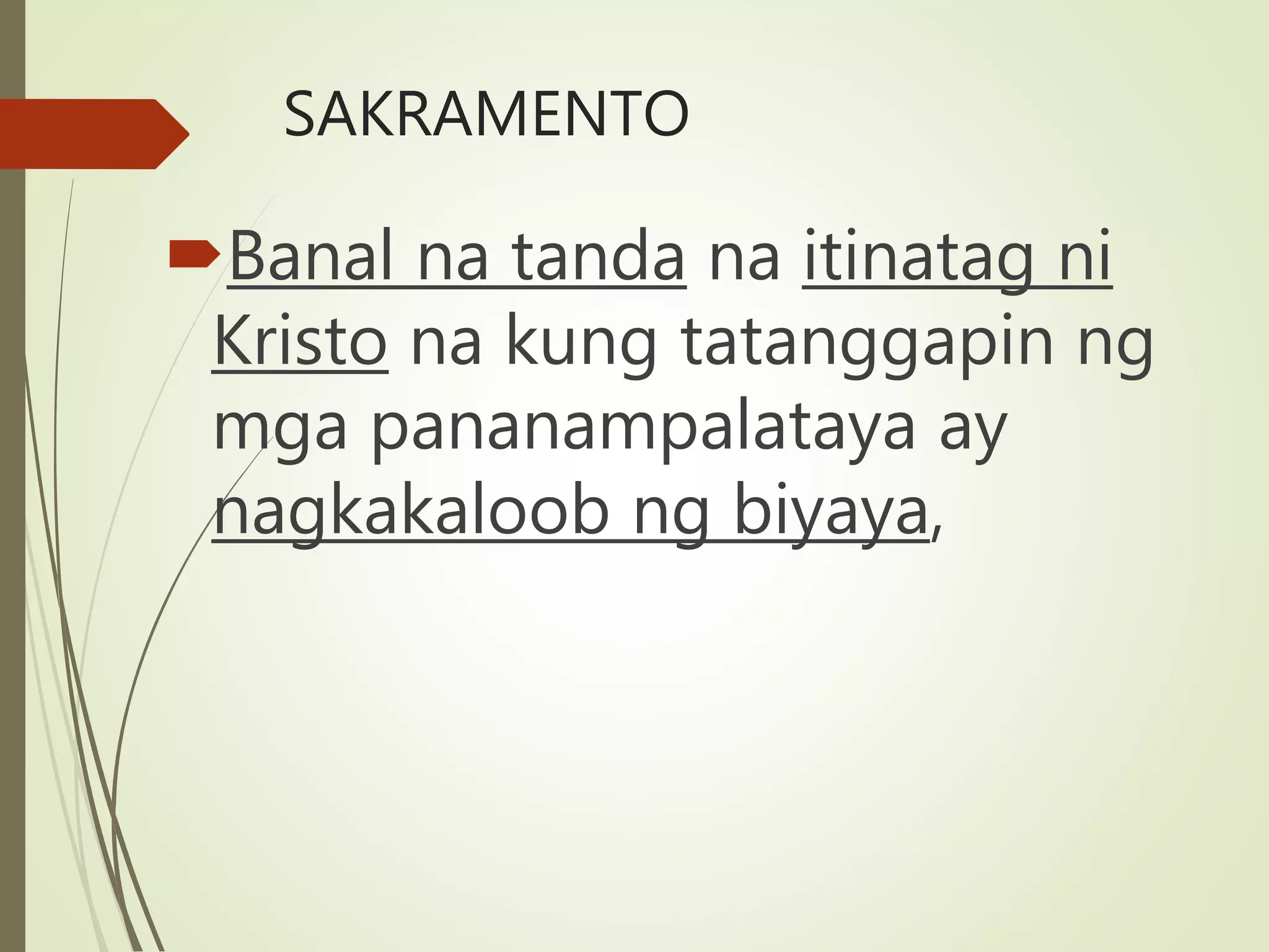 KATEKESIS SA SAKRAMENTO NG KASAL | PPTX