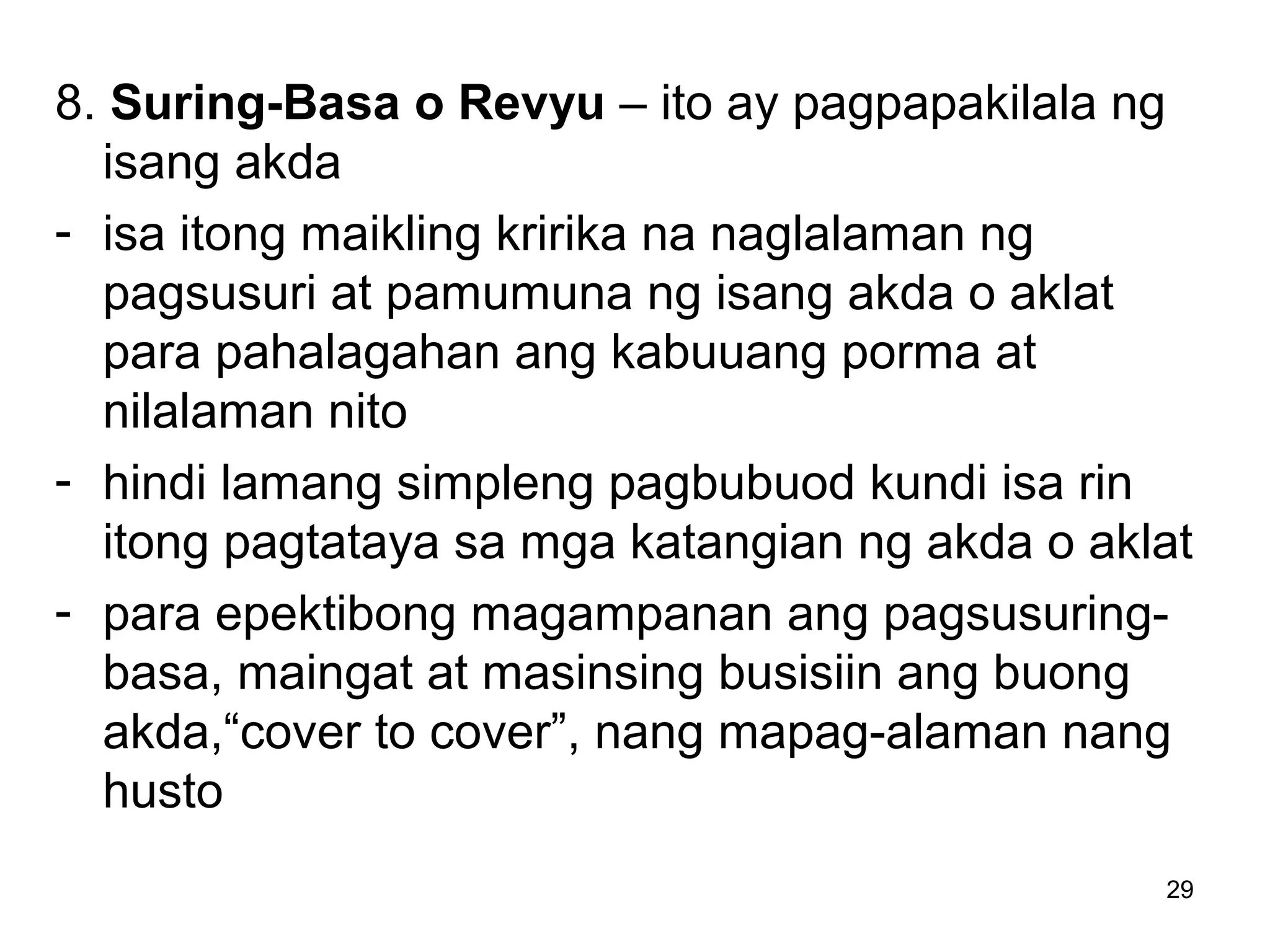 Kasanayan sa pagbasa | PPT