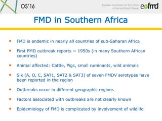 OS16 - 2.P3.e Molecular Epidemiology of Foot-and-Mouth Disease Viruses ...