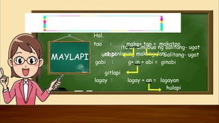 Kasarian at Kaanyuan ng Pangngalan basic powerpoint presentation | PPT