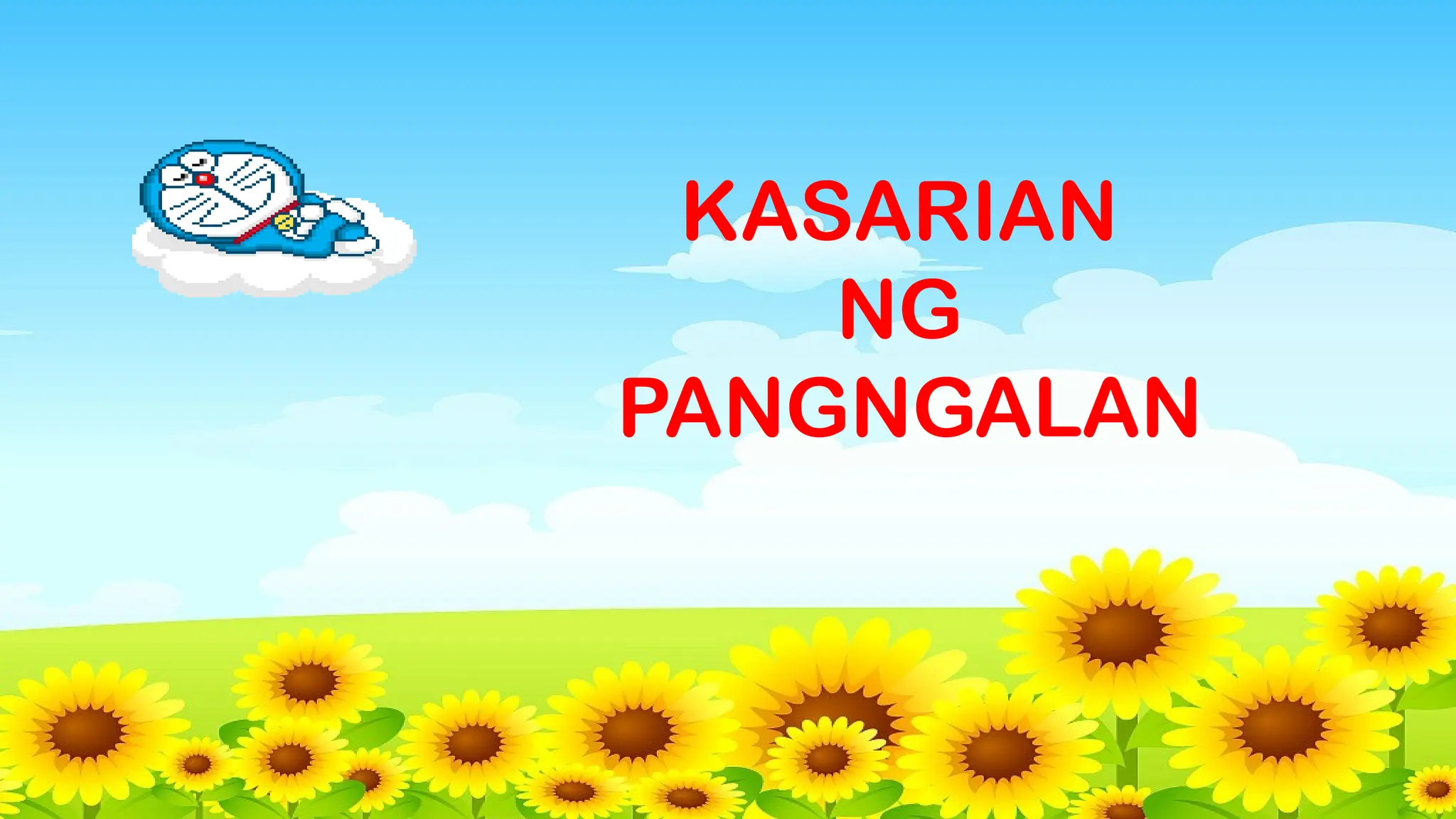 KASARIAN NG PANGNGALAN TAO BAGAY HAYOP LUGAR | PPTX