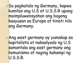 Kasaysayan at epekto ng cold war | PPTX