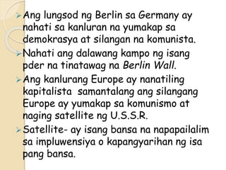 Kasaysayan at epekto ng cold war | PPTX