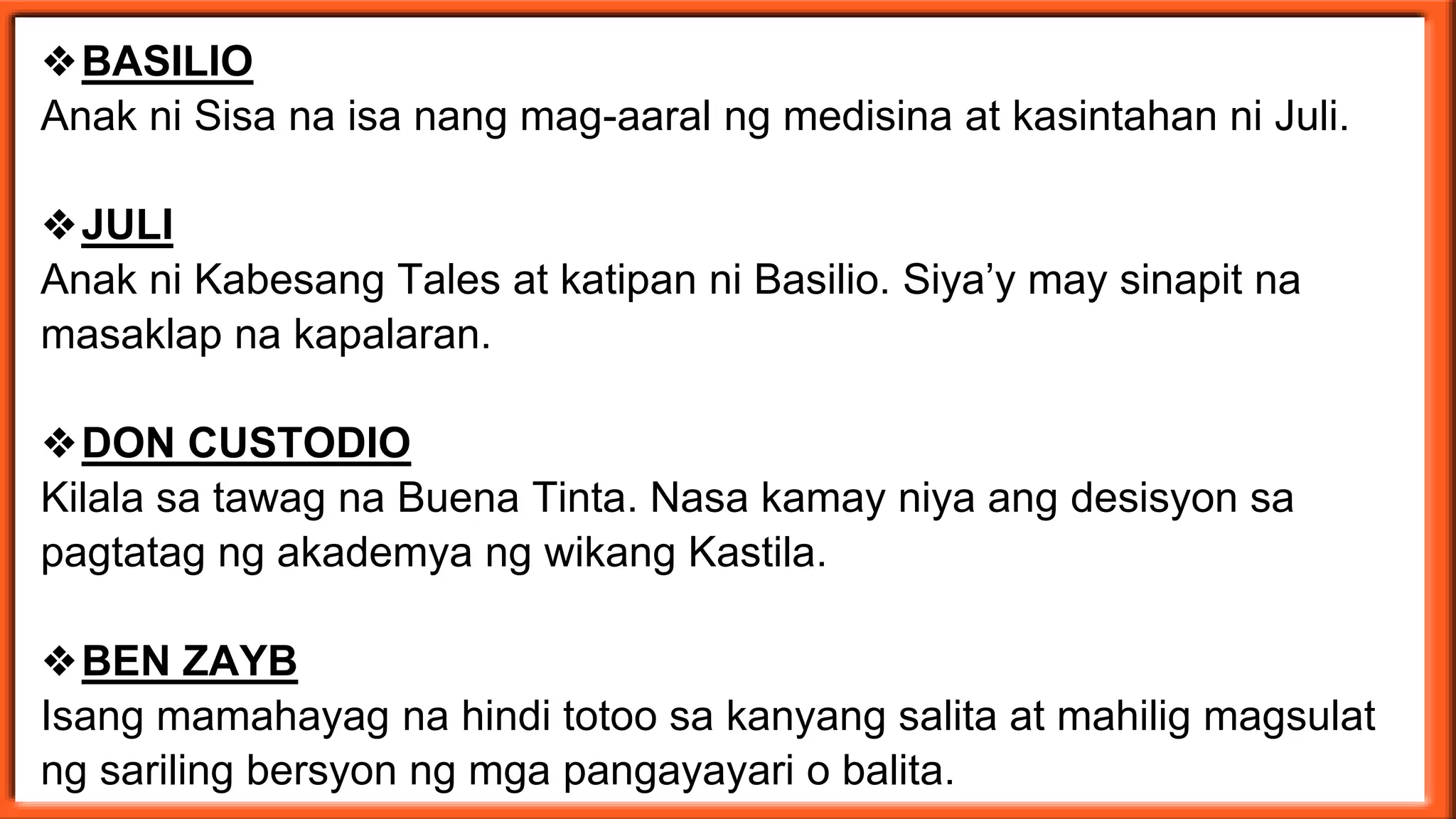 Kasaysayan at Tauhan ng El Filibusterismo.pptx
