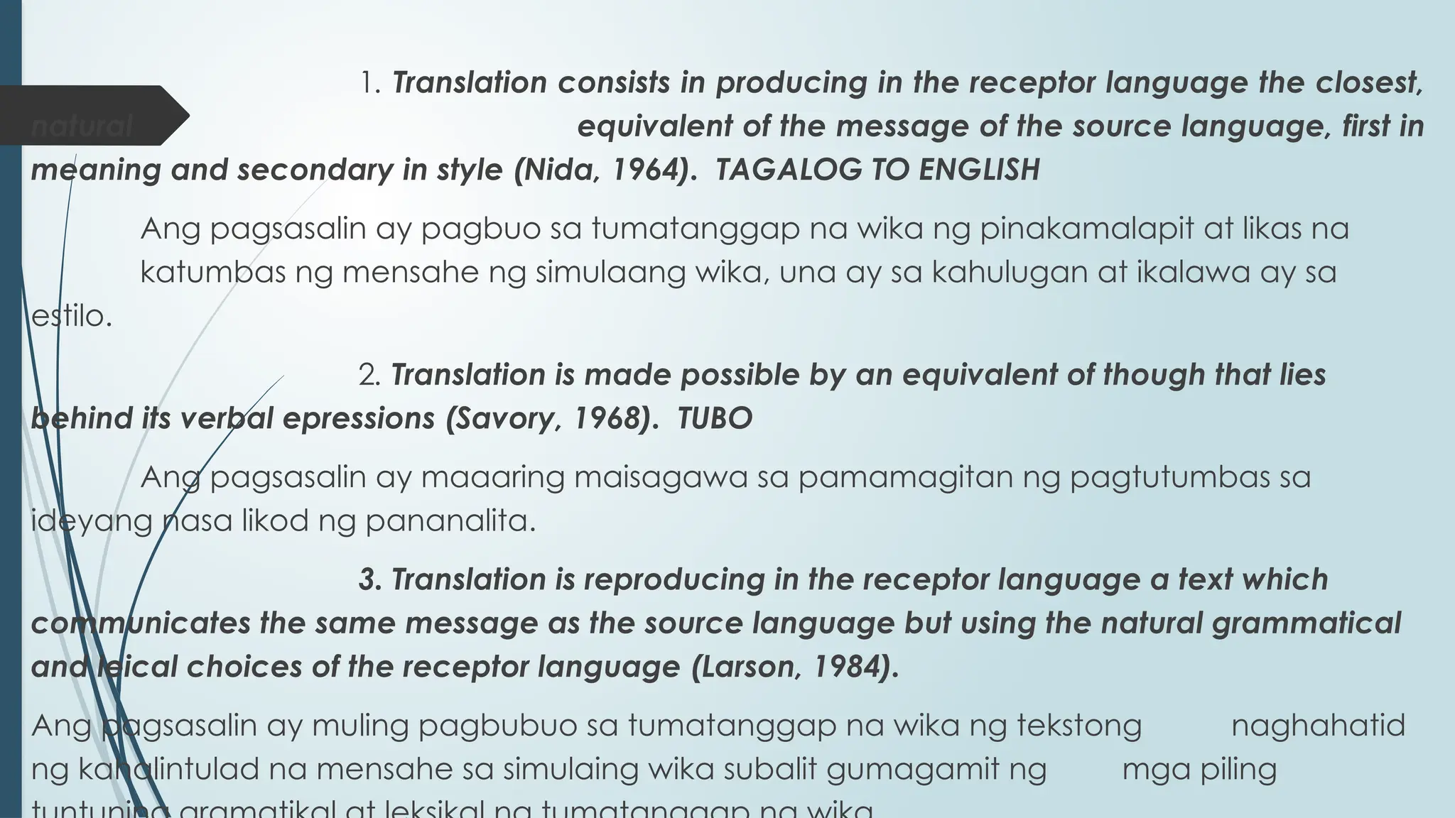 KASAYSAYAN AT TUNGKULIN NG PAGSASALIN SA PAGSULONG NG.pptx