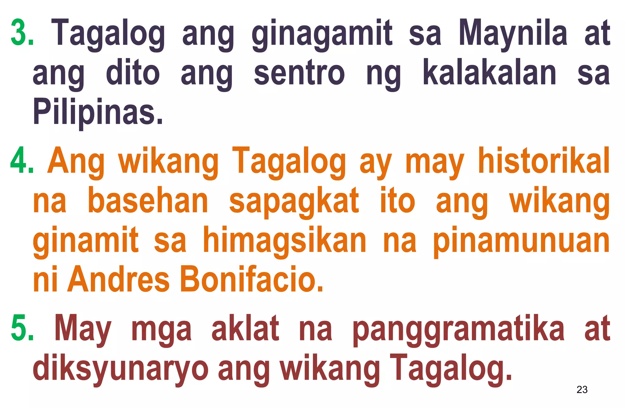 Kasaysayan ng Wikang Filipino | PPT