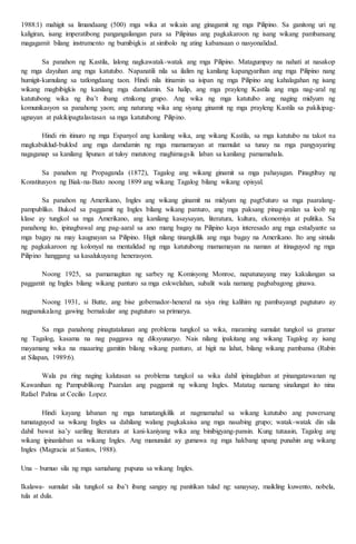 Kasaysayan ng ALPABETO at WIKA | DOCX